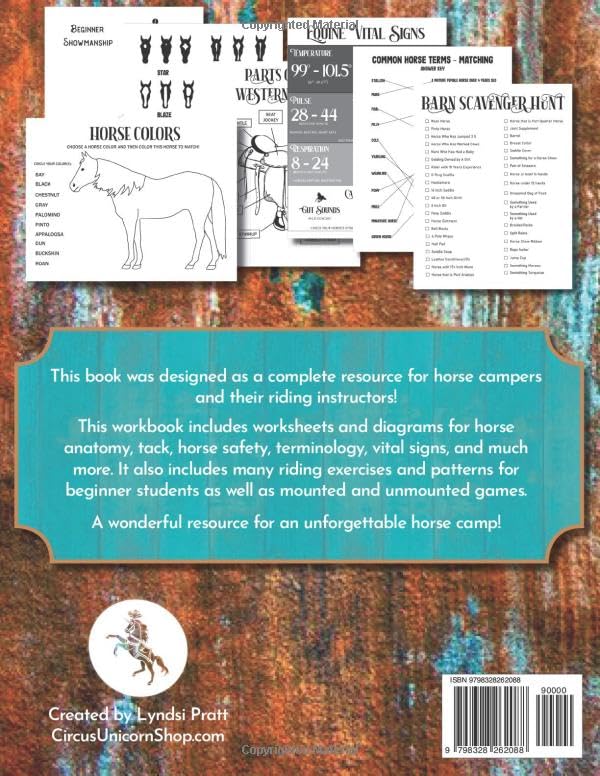 The Horse Camp Workbook: Riding Lessons, Horseback Challenges ...