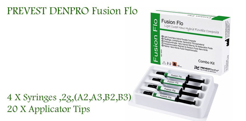Prevest DenPro Prevest Fusion Flo Dental Light Cured Nano Hybird ...